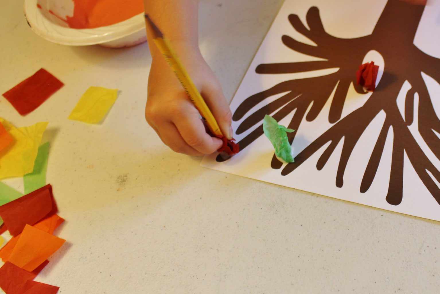 Tissue Paper Tree – Raising Hooks