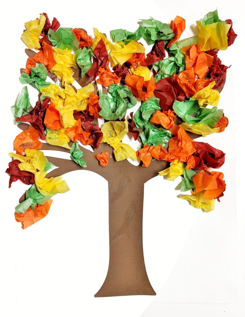 Tissue Paper Tree - Raising Hooks