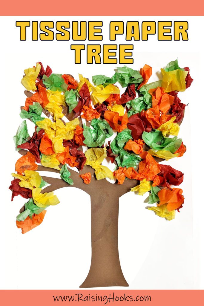 Tissue Paper Tree - Raising Hooks