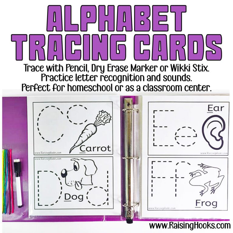 Wikki Stix Alphabet Cards - Raising Hooks