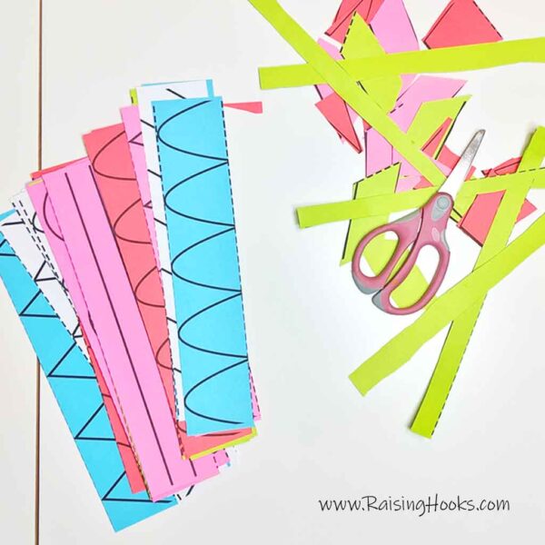 Scissor Practice Print-Out - Raising Hooks