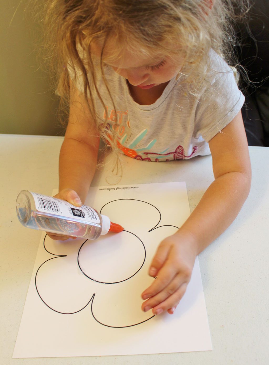 Painting With Salt & Glue - Raising Hooks