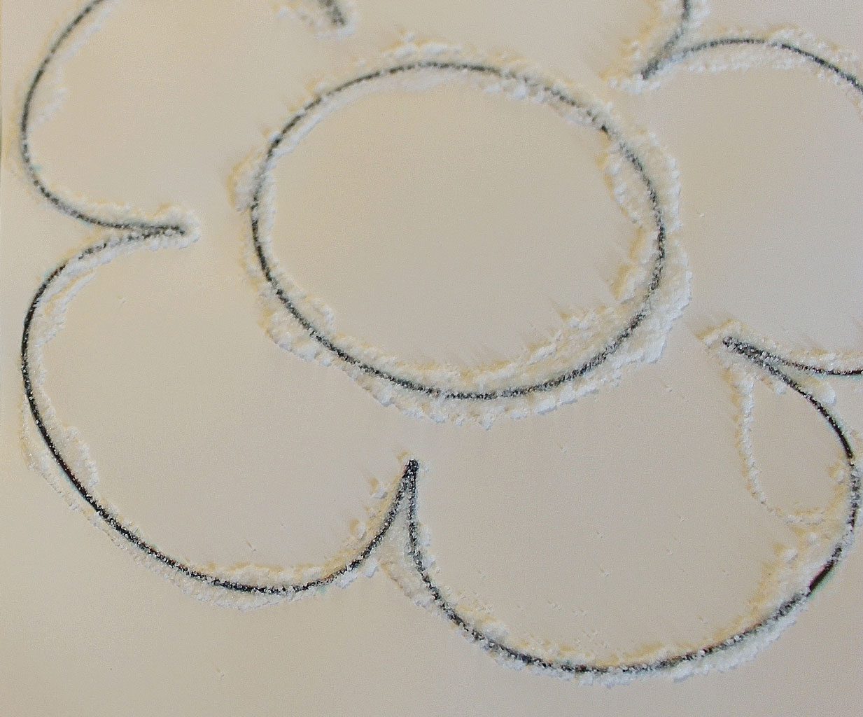 Painting With Salt & Glue - Raising Hooks