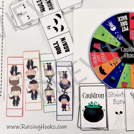 Cauldron Quest Halloween Game - Raising Hooks