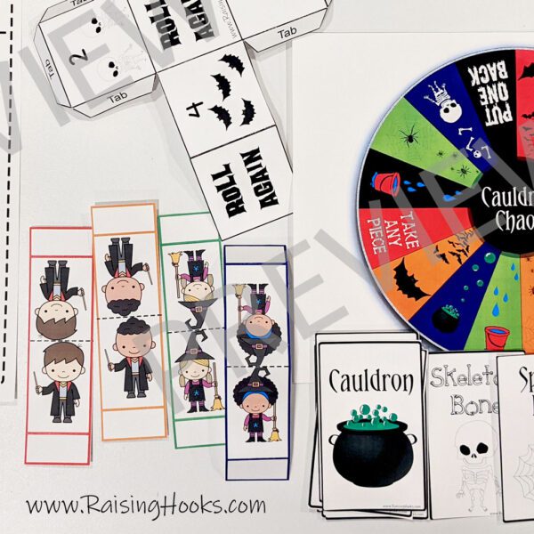 Cauldron Quest Halloween Game - Raising Hooks