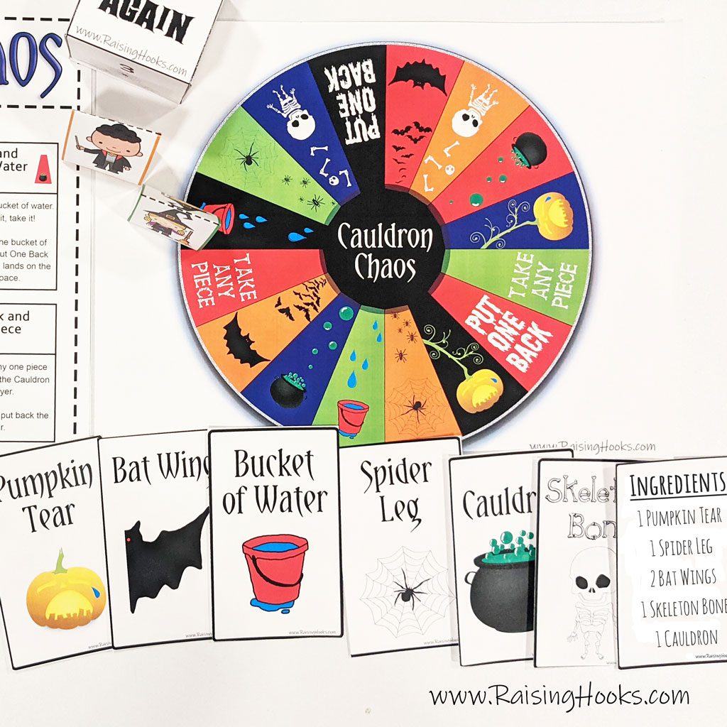 Cauldron Quest Halloween Game - Raising Hooks