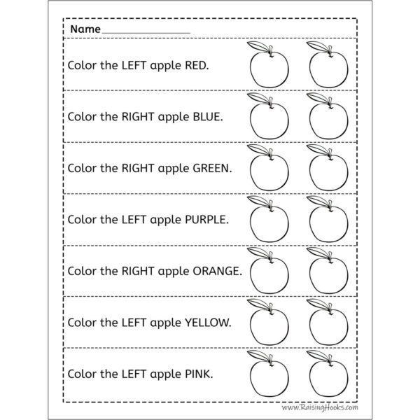 Left And Right Apples - Raising Hooks