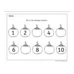 Missing Numbers on Pumpkins - Raising Hooks