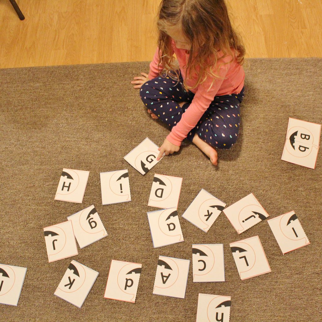 Pumpkin Letter Match-up - Raising Hooks