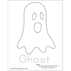 Halloween Tracing Worksheets - Raising Hooks