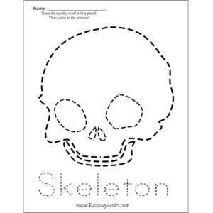 Halloween Tracing Worksheets - Raising Hooks