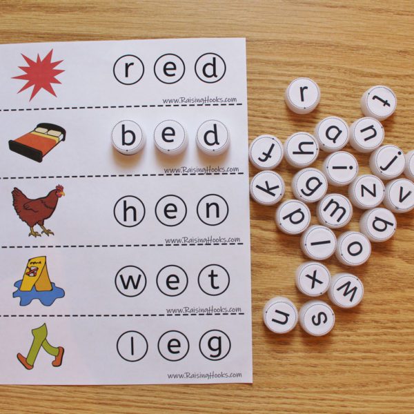 Bottle Cap Letters - Raising Hooks