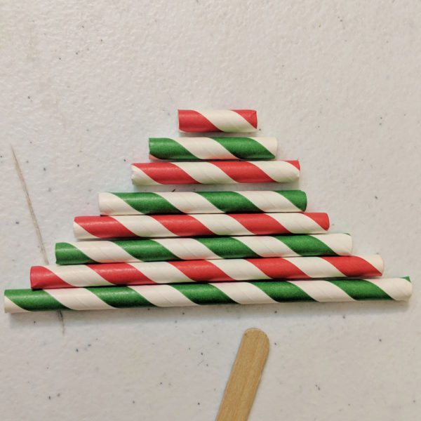 Paper Straw Tree Ornament - Raising Hooks