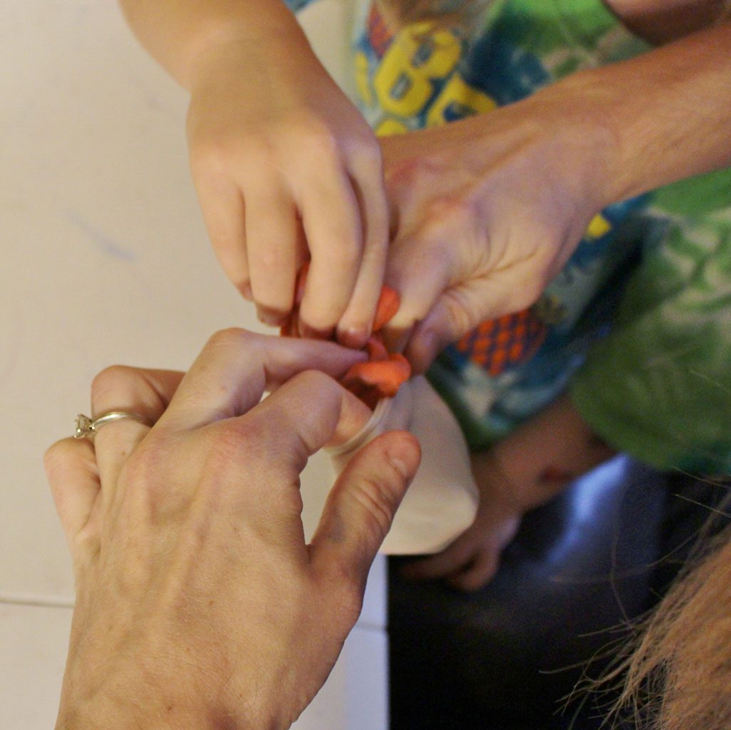 Playdough Wacky Sacks - Raising Hooks