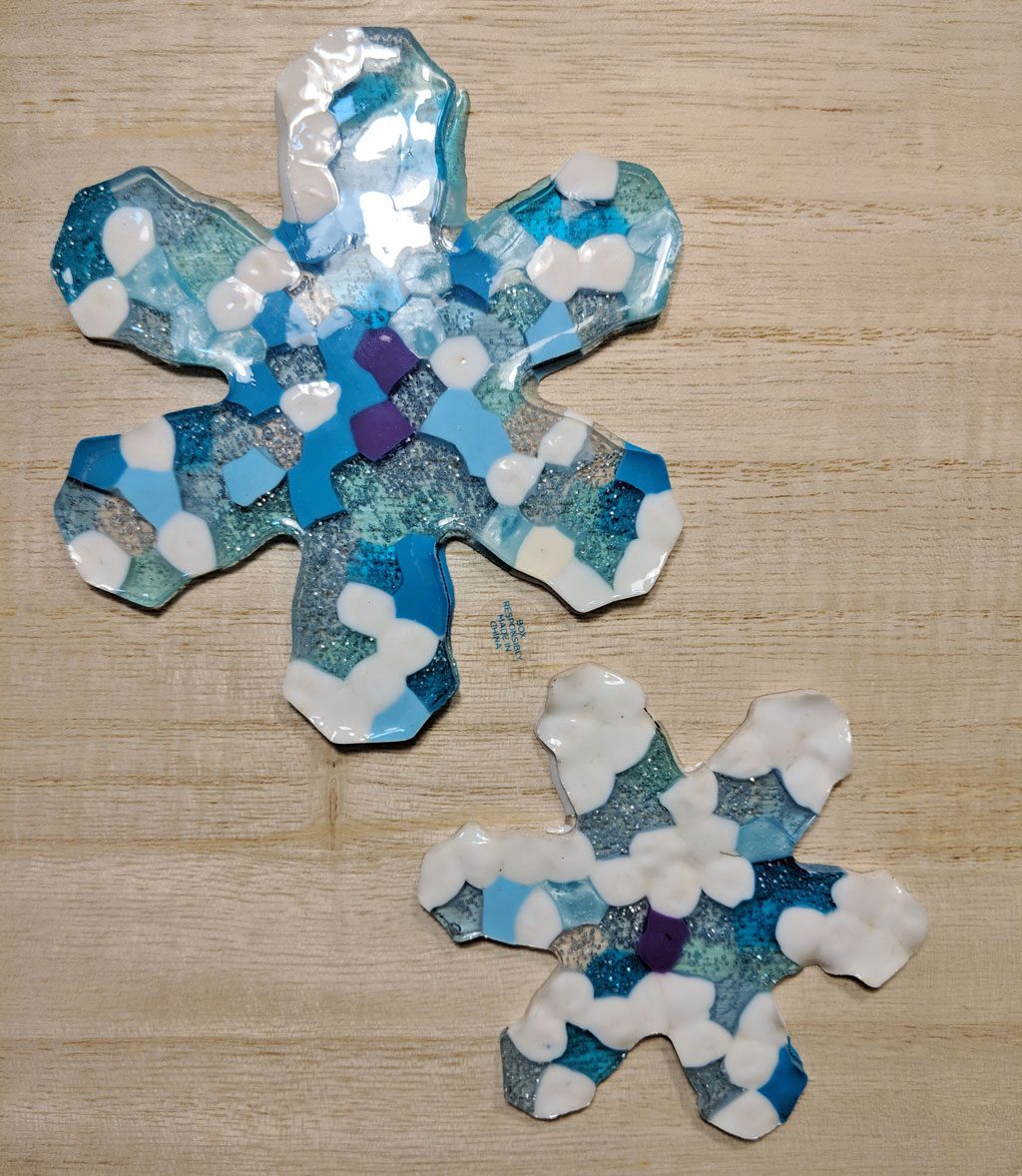 Pony Bead Snowflakes - Raising Hooks