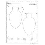 Christmas Tracing Worksheets - Raising Hooks