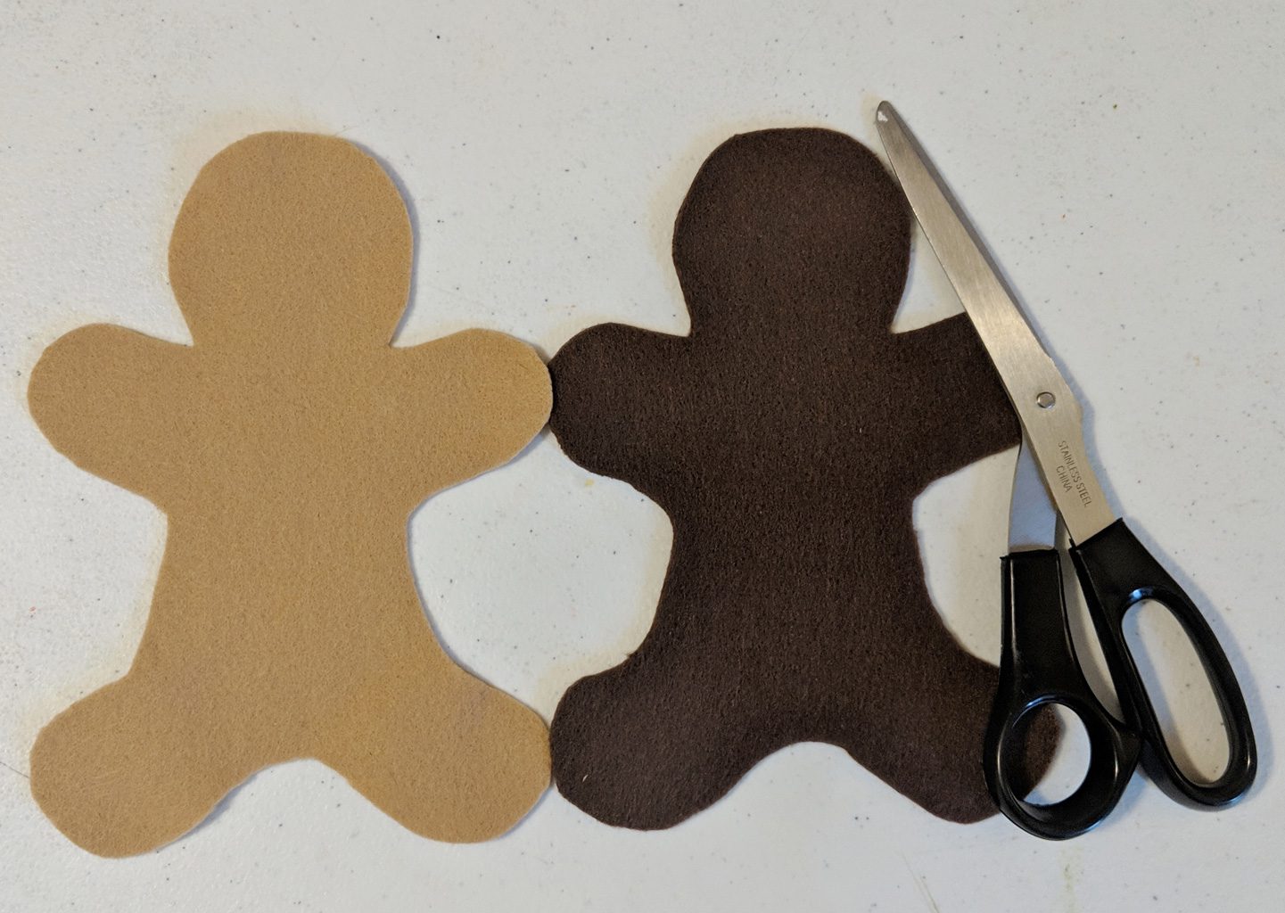 Felt Gingerbread Man - Raising Hooks