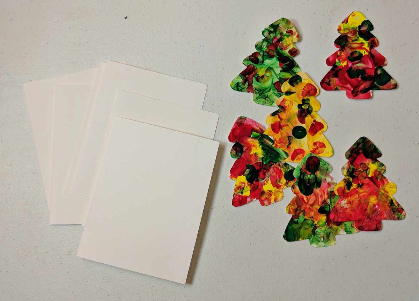 Christmas Tree Cards - Raising Hooks