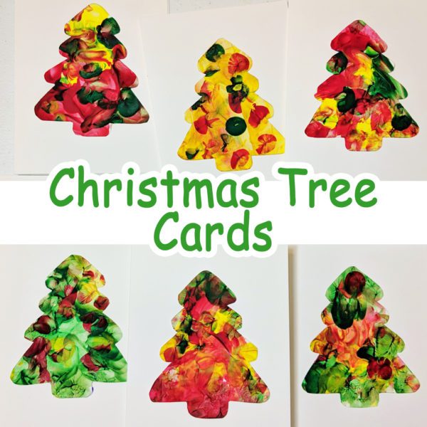 Christmas Tree Cards - Raising Hooks