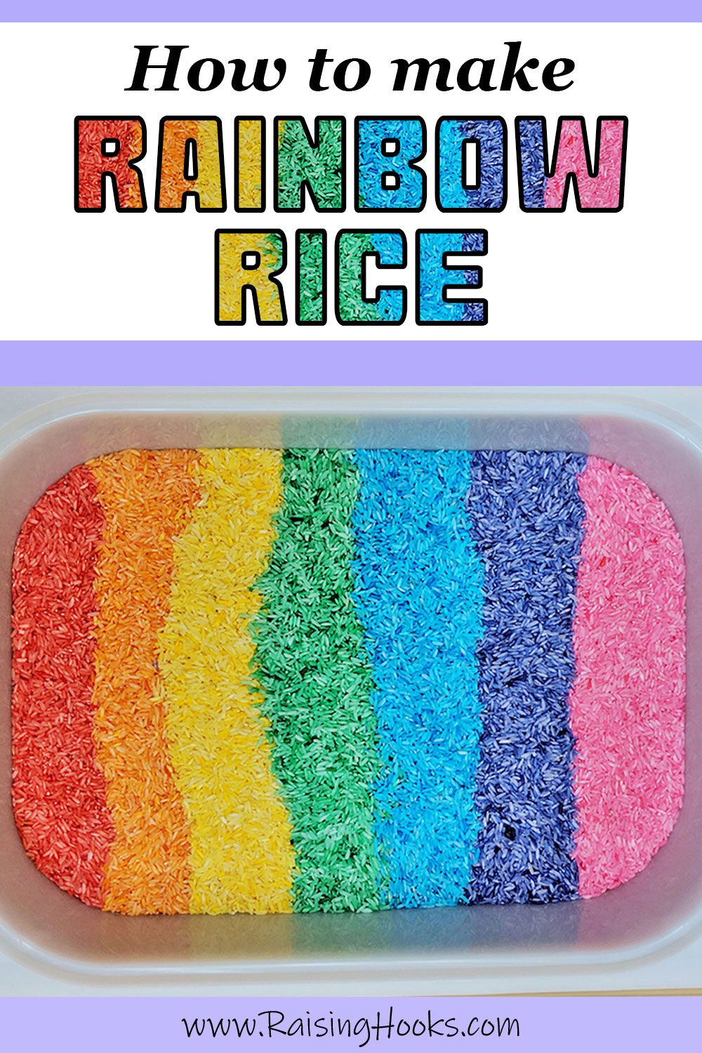 Colored Rice - Raising Hooks