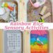 Rainbow Rice Sensory Activities - Raising Hooks