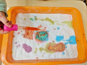 Fizzing Colors Experiment - Raising Hooks