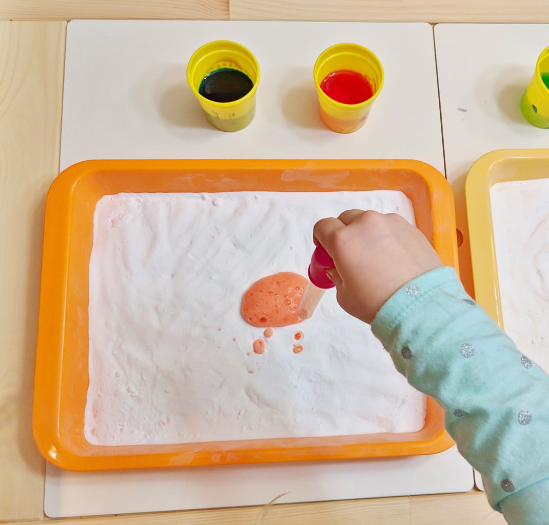 Fizzing Colors Experiment - Raising Hooks