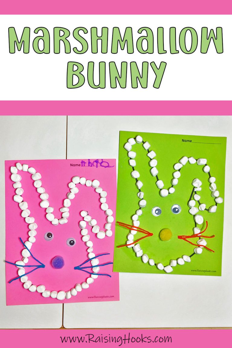 Marshmallow Easter Bunny - Raising Hooks