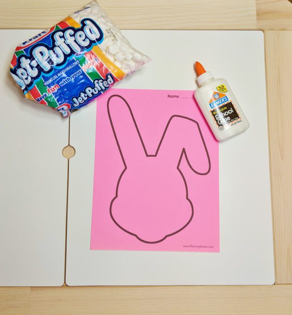 Marshmallow Easter Bunny - Raising Hooks