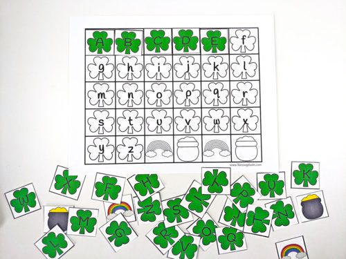 St. Patrick’s Day Sensory Bin - Raising Hooks