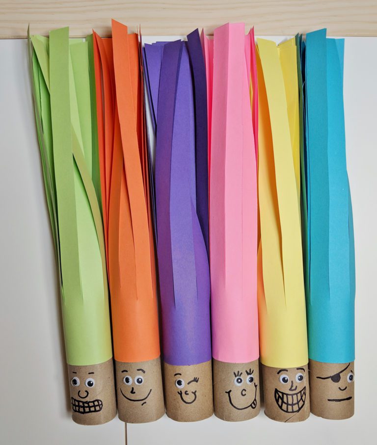 Paper Hair Salon – An Exciting Fine Motor Activity - Raising Hooks