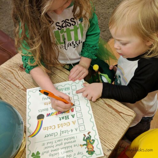 St. Patrick’s Day Scavenger Hunt - Raising Hooks