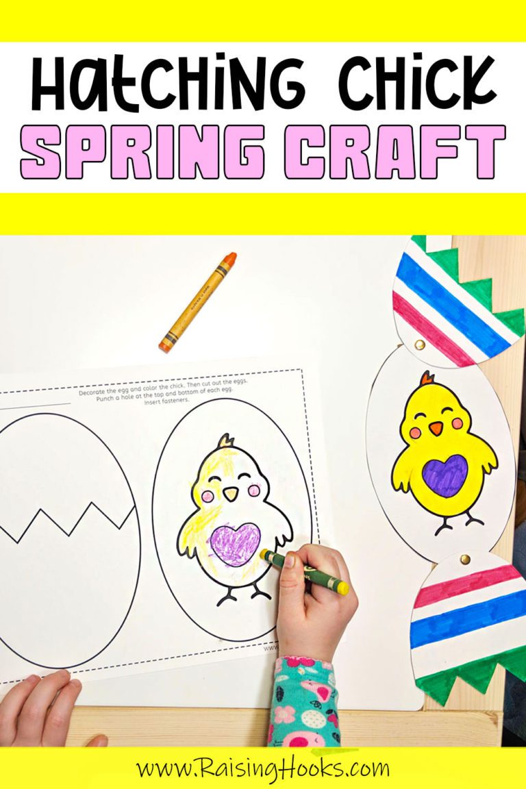 Hatching Chick Easter Egg Craft - Raising Hooks