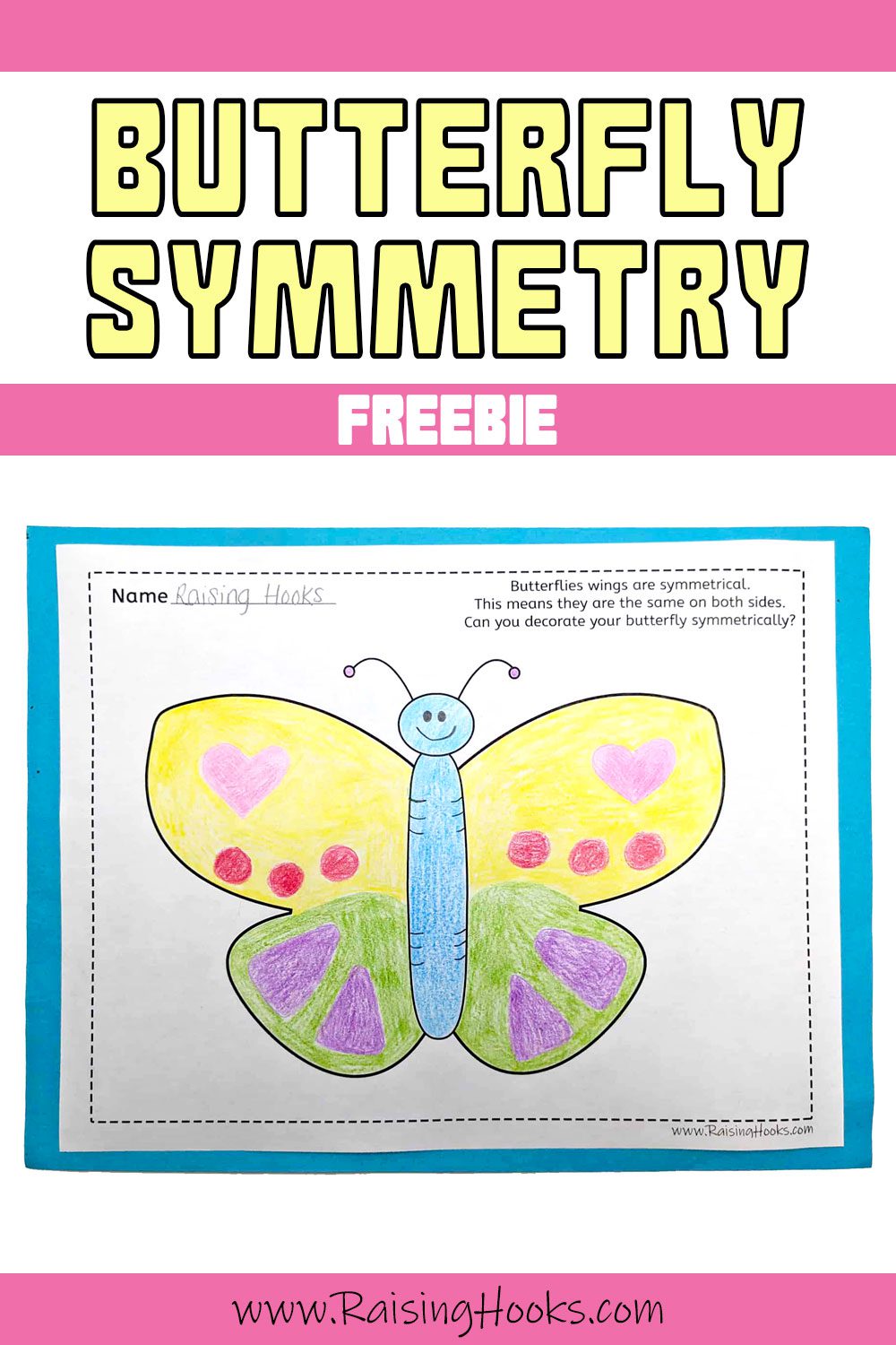Decorate Your Butterfly Symmetrically - Raising Hooks
