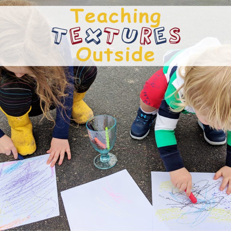 Teaching Textures Outside - Raising Hooks