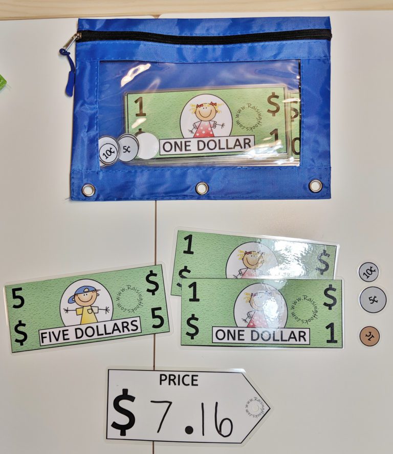 Counting Money Activity Bag - Raising Hooks