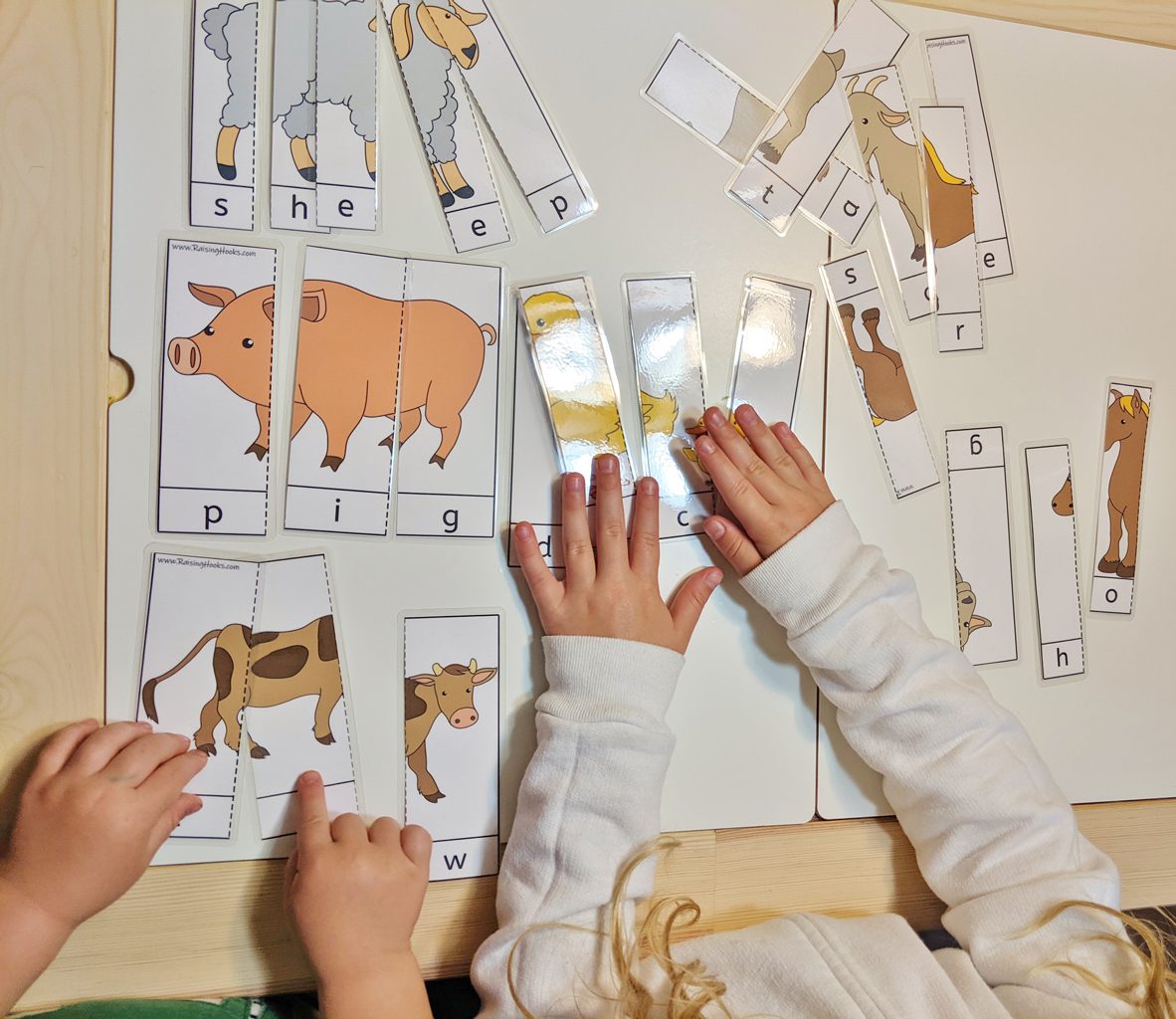 Farm Animal Puzzles Activity Bag - Raising Hooks