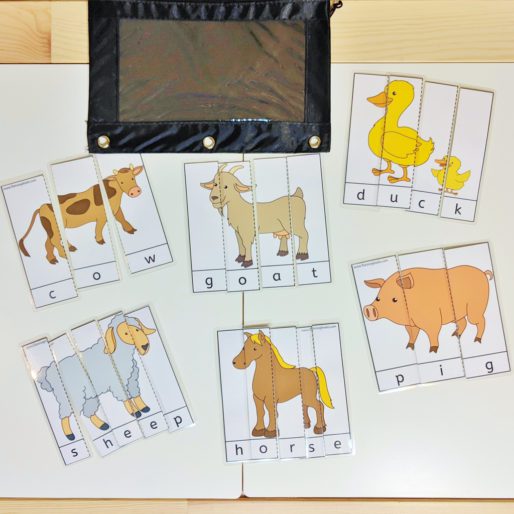Farm Animal Puzzles Activity Bag - Raising Hooks