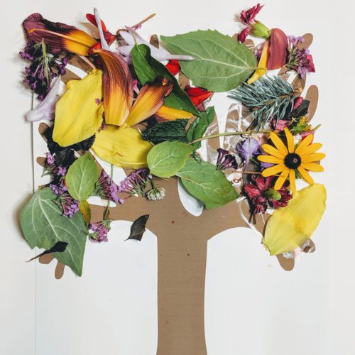 Crafting a Beautiful Tree with Treasures from Nature - Raising Hooks