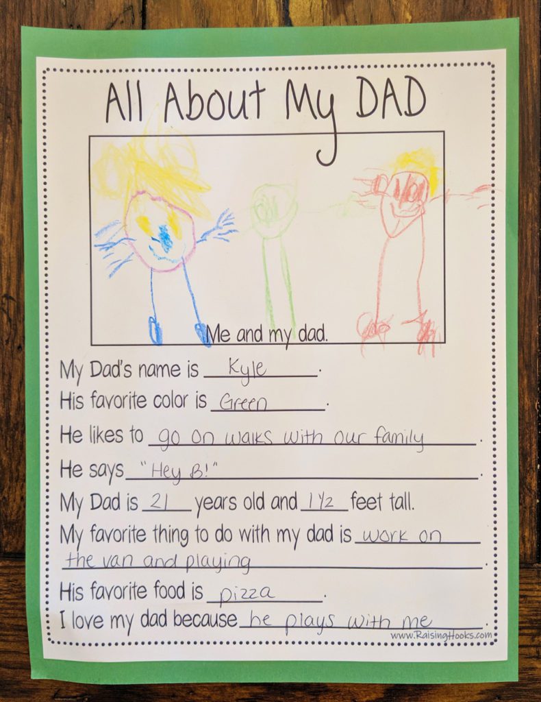 All About My Dad - Raising Hooks