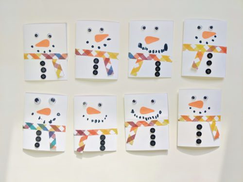 Snowman Cards - Raising Hooks