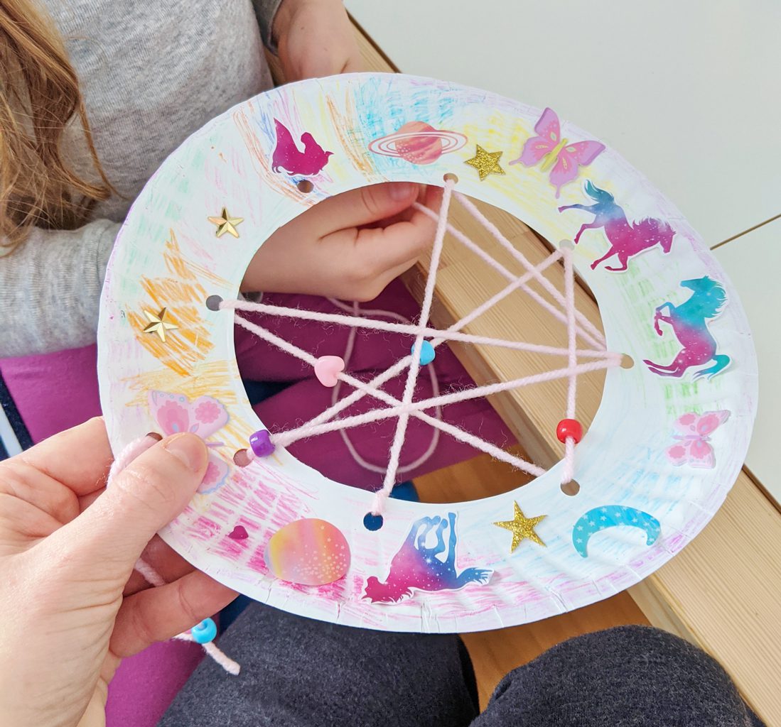 Paper Plate Dream Catchers - Raising Hooks