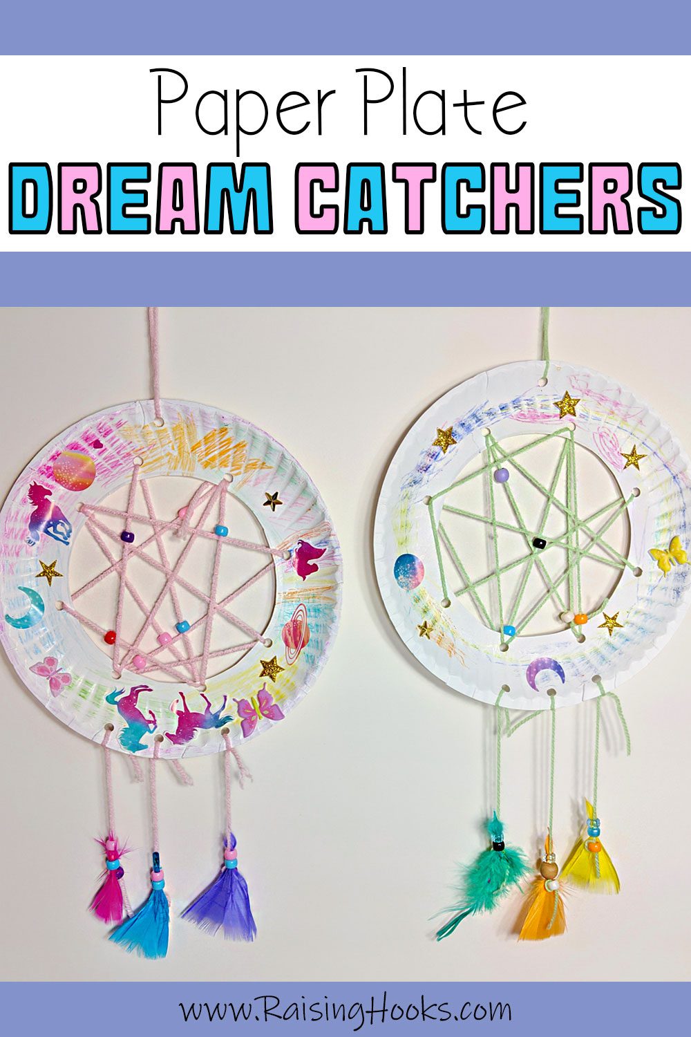 Paper Plate Dream Catchers - Raising Hooks