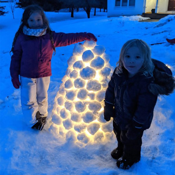 Snölykta – A Swedish Snow Lantern - Raising Hooks