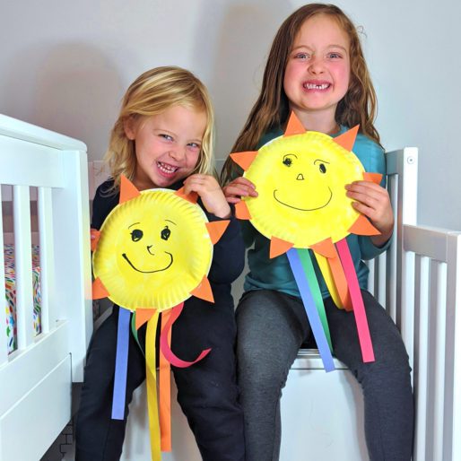 Paper Plate Sun & Rainbow Craft - Raising Hooks