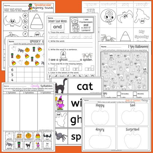 PreK-K Halloween Resource Pack - Raising Hooks