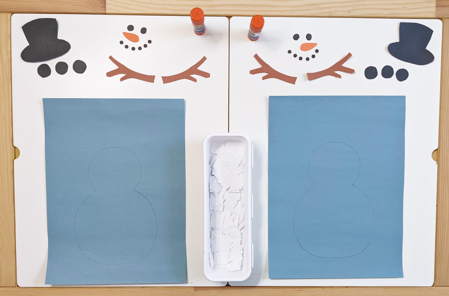 Mosaic Snowman - Raising Hooks