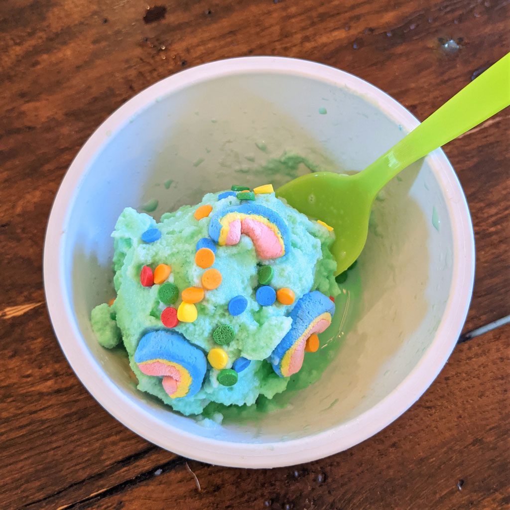 Homemade St. Patrick’s Day Ice Cream - Raising Hooks