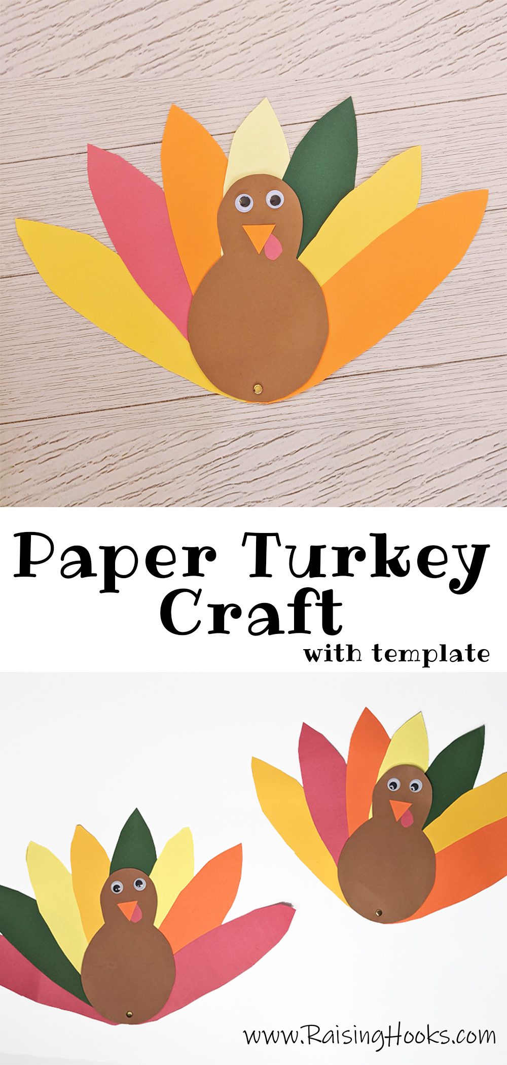 Paper Turkey Craft - Raising Hooks