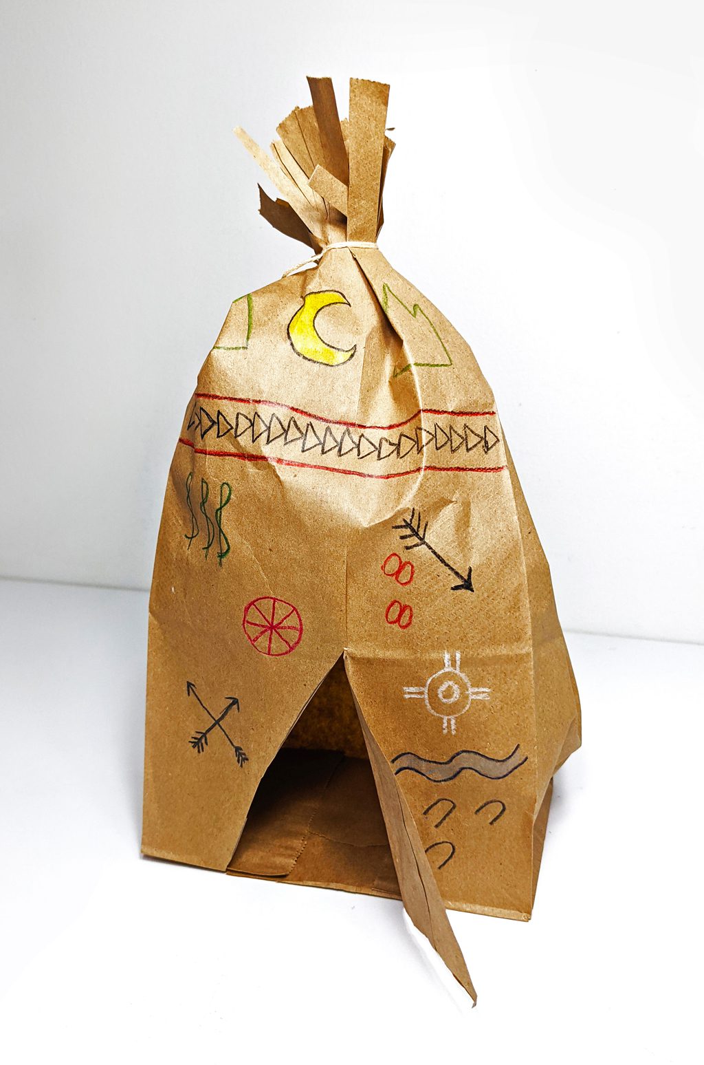 Paper Bag Teepee - Raising Hooks